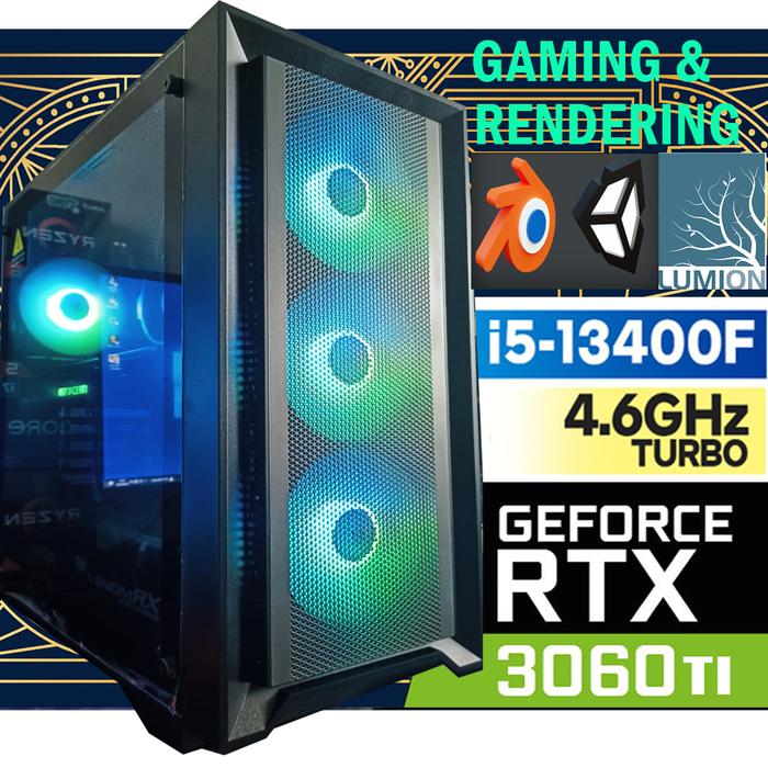 Jual PC RAKITAN GAMING Core i5 13400F VGA RTX 3060 Ti | Design & Rendering - Kota Bandung - SV ...