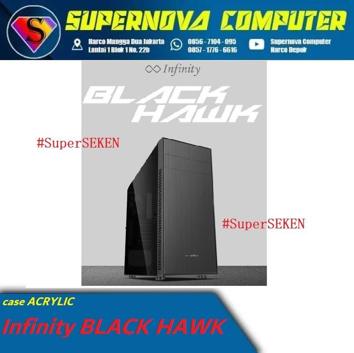 Jual Casing PC seken Acrylic MURAH Infinity Black Hawk - Jakarta Pusat ...