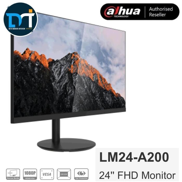 Jual Dahua DHI LM24-A200 24" Inch - FHD 75Hz Bezel-less HDMI VGA Monitor - Kota Tangerang ...