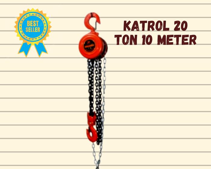 Jual Katrol 20 Ton 10 Meter/Hoist Block/Chain Block - Jakarta Barat ...