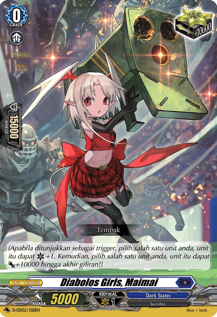 Jual Diabolos Girls, Maimai | SD02/011BH | VG Bahasa Deck - Jakarta Barat - Carttu | Tokopedia