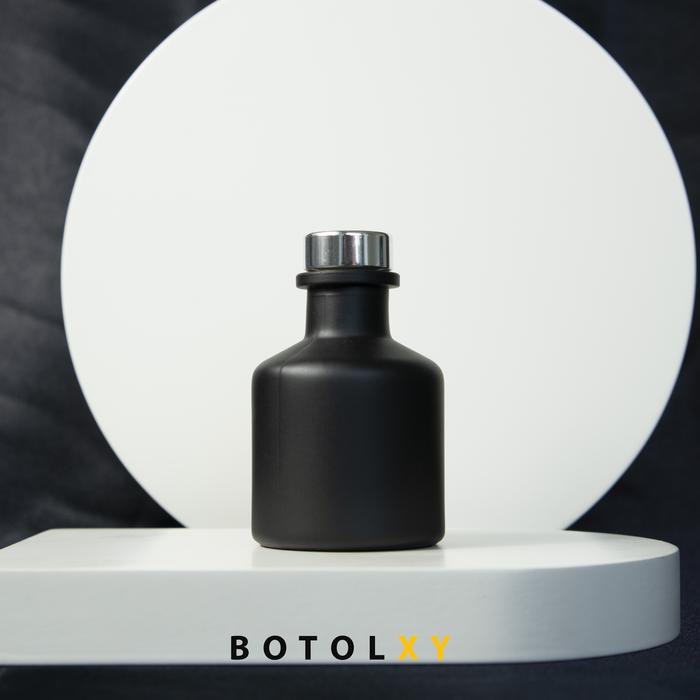 Jual Botol Reed Diffuser 50ml - Vas Belly Pot Hitam Doff Black Matte ...