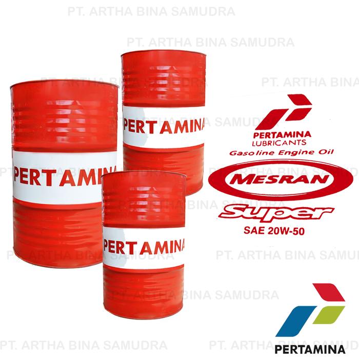 Jual OLI Pertamina Mesran Super SAE 20W-50 Drum Isi 209 Liter - Jakarta ...