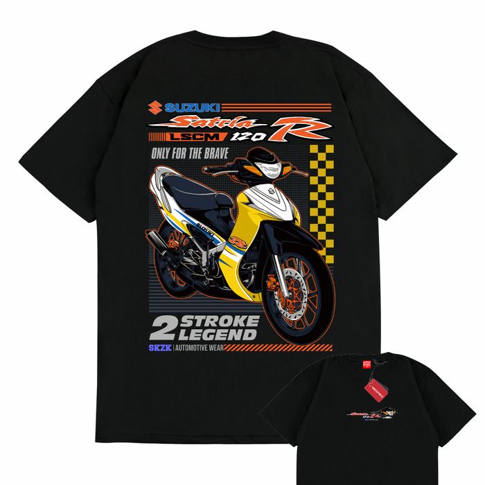 Jual SAKAZUKI Kaos Motor SUZUKI SATRIA 120R HIU 2 STROKE LEGEND Seri ...