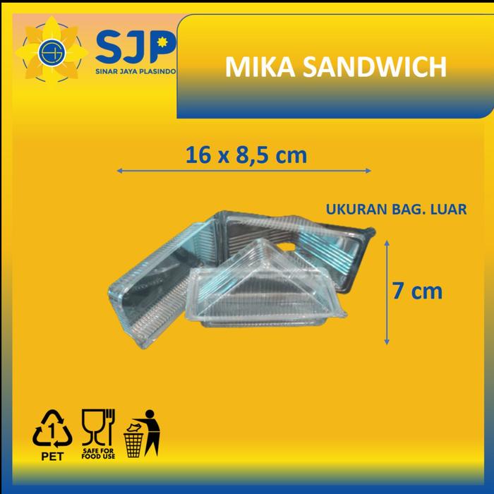 Jual Mika Sandwich Segitiga Roti Tawar Ada Pengunci - Jakarta Barat ...