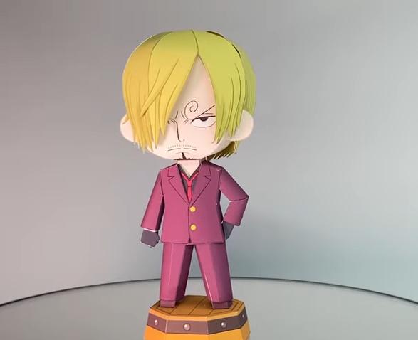Jual Chibi Sanji Wano One Piece Papercraft - Kab. Bekasi - Papercraft ...