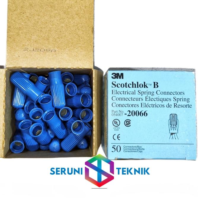 Jual 3M Scotchlok Electrical Spring Connectors Blue Biru - Kota ...
