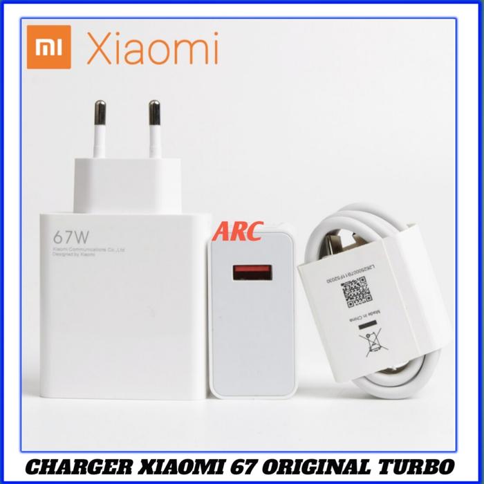 Jual ORIGINAL Charger Xiaomi 67 WATT 67watt Fast Charging TURBO USB ...
