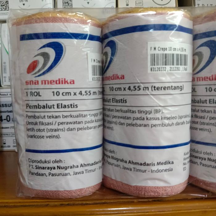 Jual FM Crepe 15cm x 4.55m / Pembalut elastis - 10cm x 4,55m - Jakarta ...