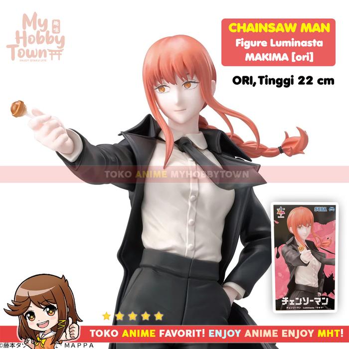 Jual Figure Anime Original Chainsaw Man Makima Lollipop Luminasta SEGA ...