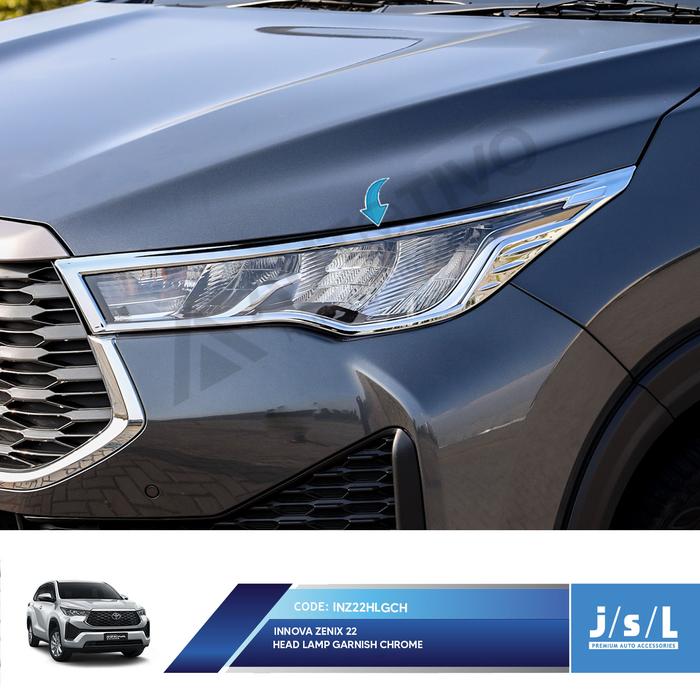 Promo Innova Zenix Head lamp Garnish Chrome JSL Garnis Lampu Depan ...