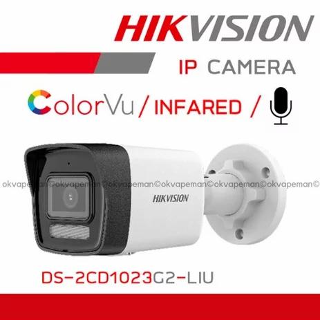 Jual IP KAMERA HIKVISION OUTDOOR 2MP COLORVU AUDIO DS-2CD1023G2-LIU ...