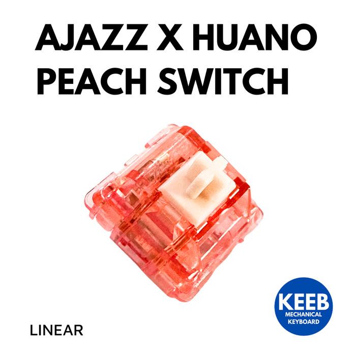Jual Ajazz x Huano Peach Switch (Linear) Mechanical Keyboard Plate ...