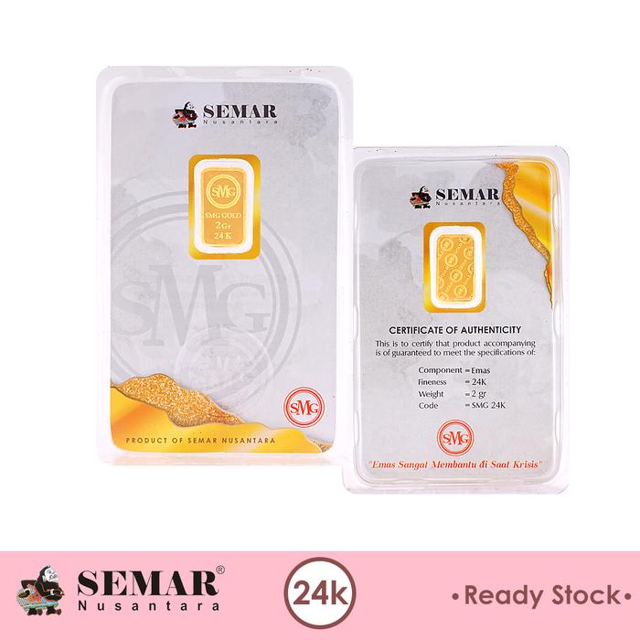 Jual Logam Mulia SMG Gold Press 2gram Emas Batangan Semar Nusantara - Kab. Klaten - semar ...