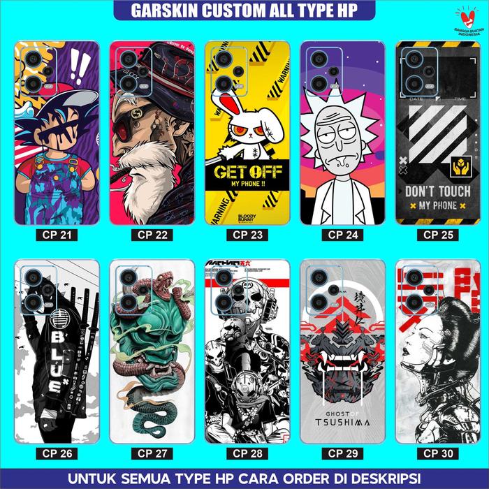 Promo Garskin Custom Skin ITEL P40 S23 Bisa Pakai Gambar Sendiri ...