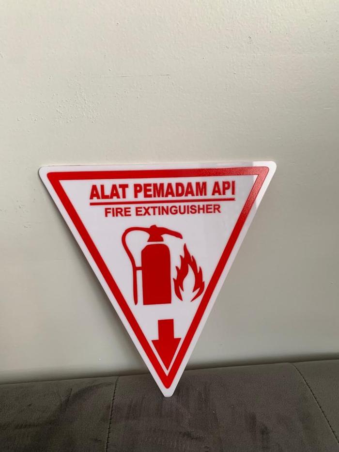 Jual Segitiga APAR / Rambu Akrilik Alat Pemadam Api - Kota Bandung ...