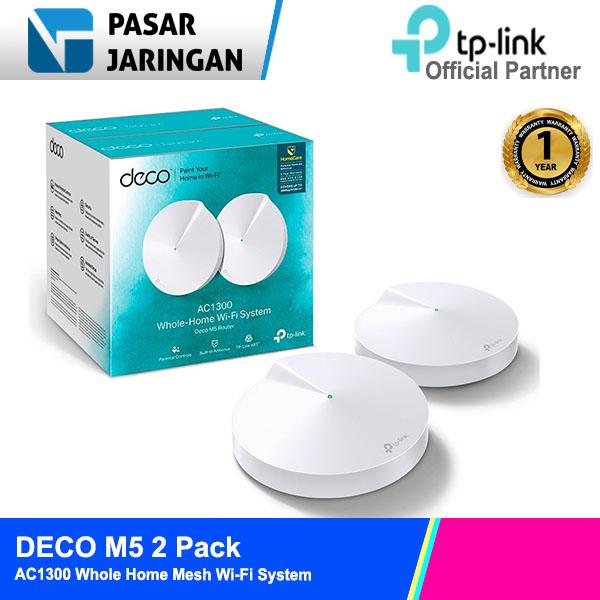 Jual TP-LINK Deco M5 AC1300 2Pack Whole Home Mesh WiFi System Tplink 2 ...
