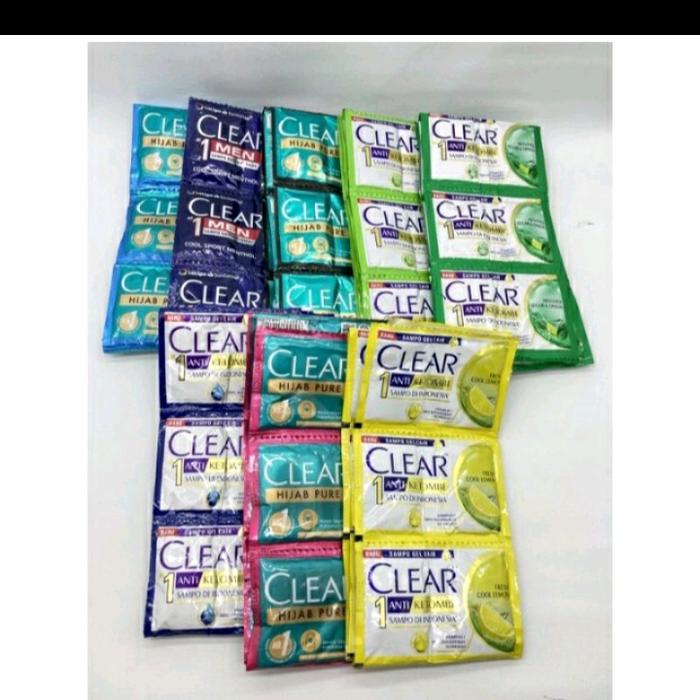 Jual shampoo clear sachet 1 renceng - Jakarta Timur - zulchair serba ...