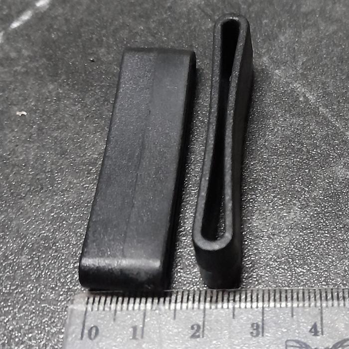 Jual square loop belt retainer webbing keeper ring kotak tas - 1cm ...