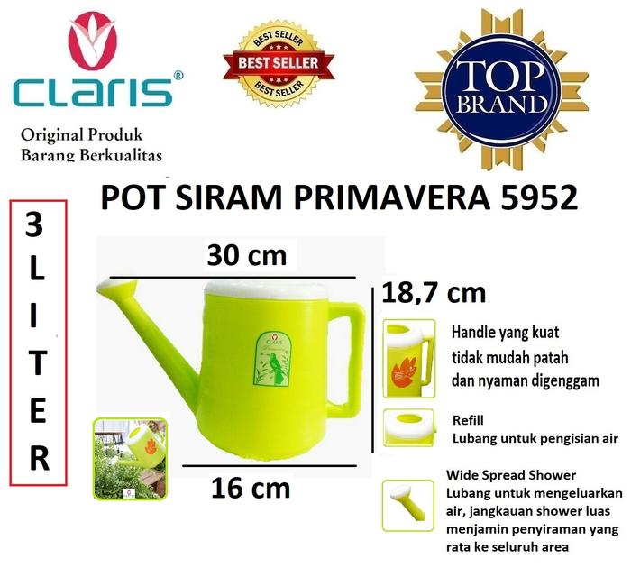 Jual CLARIS Pot Siram / Pot Tanaman / Pot Bunga / Penyiram Tanaman 3lt ...