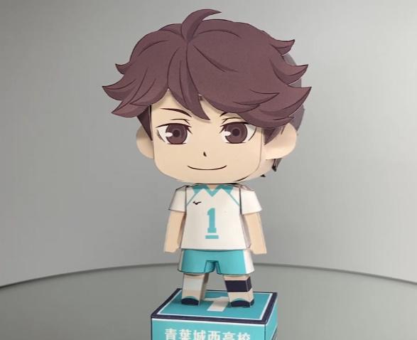 Jual ChiBi Toru Oikawa Haikyu Papercraft - Kab. Bekasi - Papercraft ...