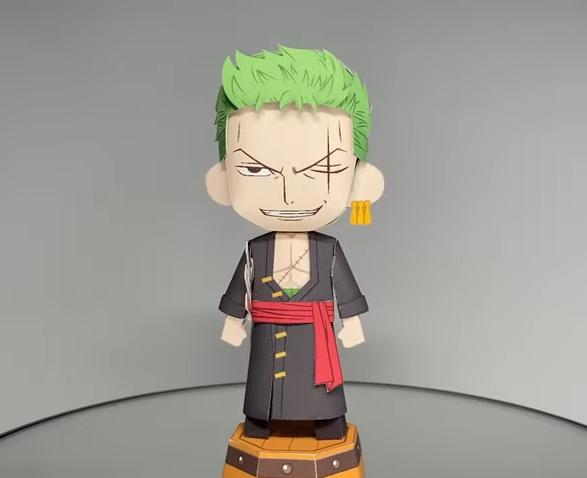 Jual Chibi Zoro Wano One Piece Papercraft - Kab. Bekasi - Papercraft ...