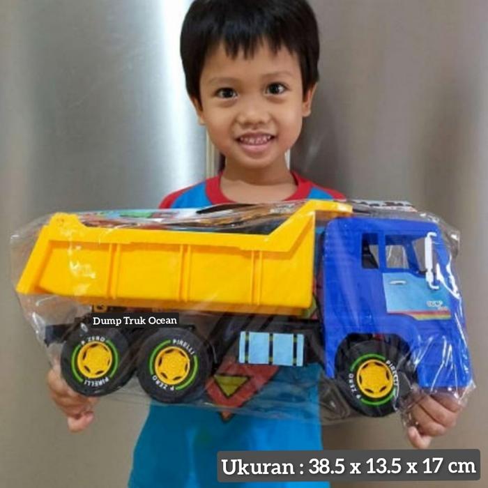 Jual MOBIL TRUK PENGANGKUT MAINAN ANAK (DTL 648) MAINAN DUMP TRUCK ...