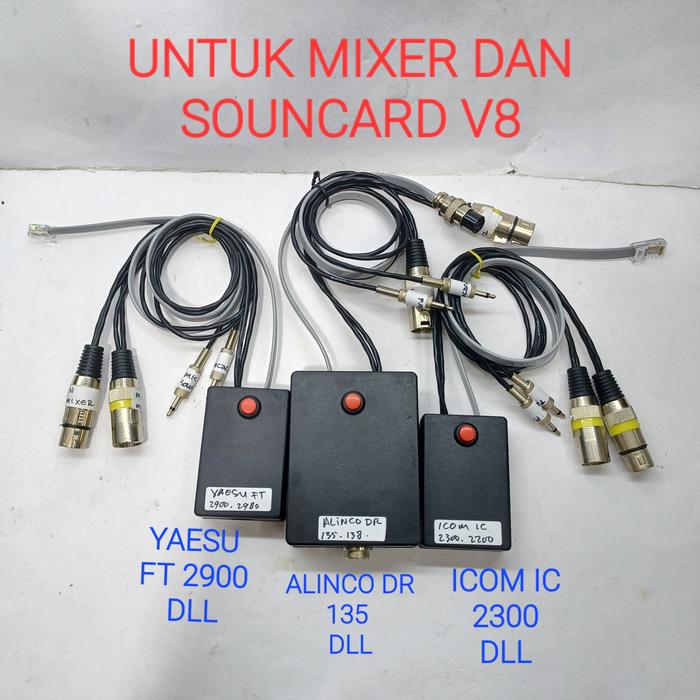 Jual PTT BOX RADIO RIG YAESU ALINCO ICOM KENWOOD DLL MIXER DAN SOUNCAR V8 - Jakarta Barat - acc ...
