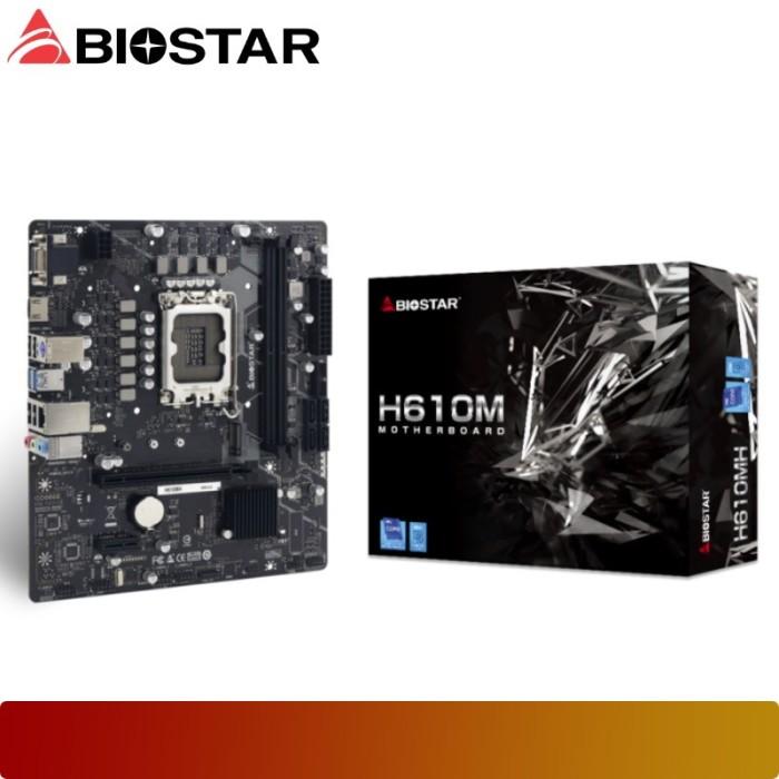 Jual Mainboard Biostar H610MH - DDR5 mATX LGA1700 - Biostar H610M-H D5 ...