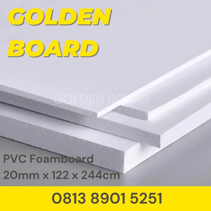 Jual PVC Foamboard 20mm x 122 x 244cm - Jakarta Barat - Golden Board | Tokopedia