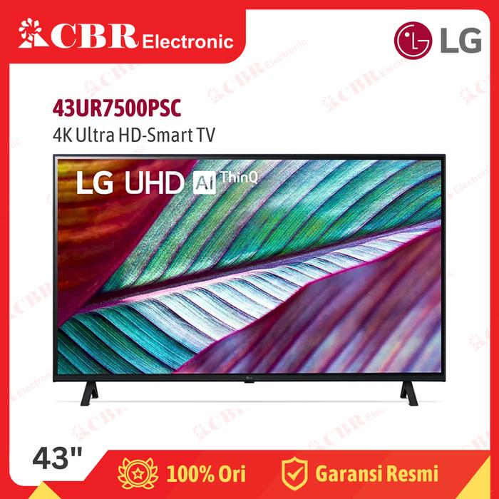 Jual TV LG 43 Inch LED TV 43UR7500PSC (4K UHD - Smart TV) - Kota Batam - CBR Elektronik Batam ...