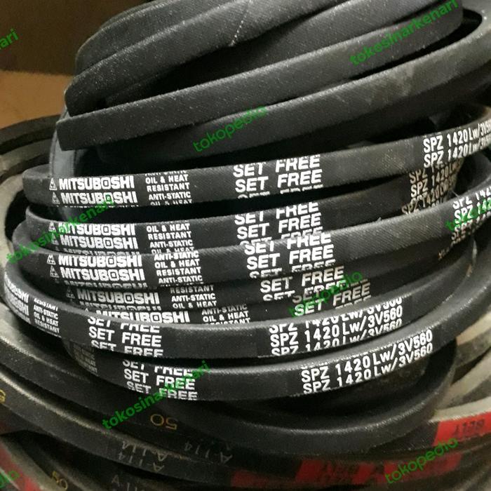 Jual v belt tali kipas fan belt narrow belt mitsuboshi spz 1420 lw - Jakarta Pusat ...