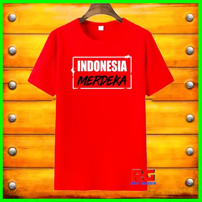 Jual Baju Kaos Indonesia Merdeka Merah Putih HUT RI 17 Agustus ...