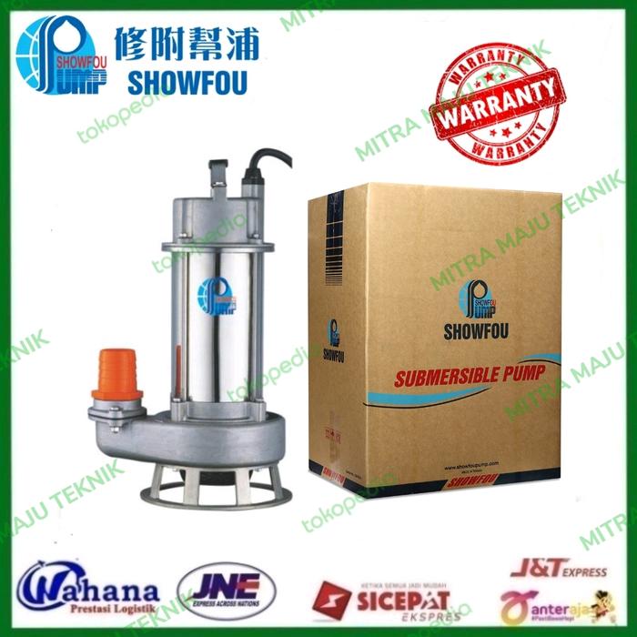 Jual Pompa Celup Air Kotor Submersible Showfou SSQ 132N 1Hp 0,75Kw 380V ...