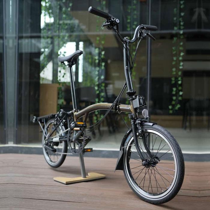 Jual Brompton C Line Explore Black Edition Mid Rise Rear Rack Black Lacquer - Kab. Tangerang ...