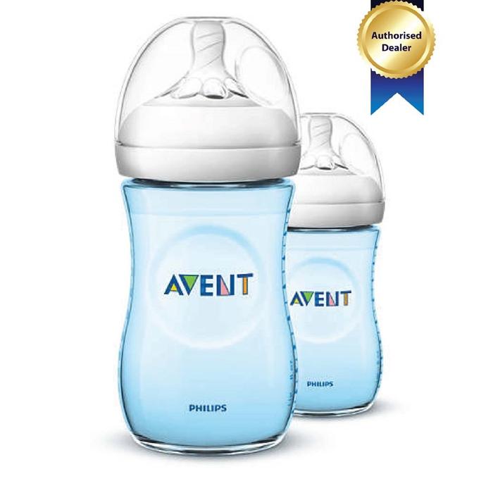 Jual Avent Philips Natural Botol Susu 260 ML Isi Dua Botol - Biru ...