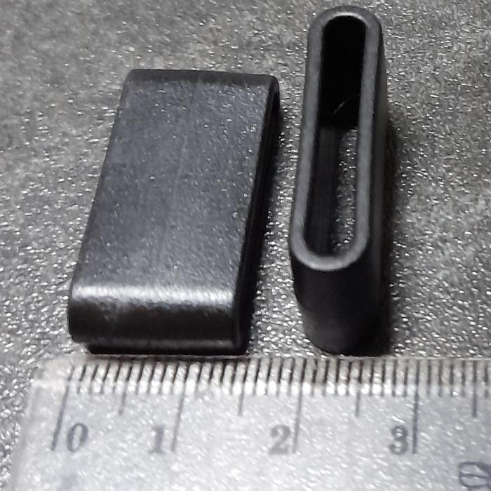 Jual square loop belt retainer webbing keeper ring kotak tas - 1cm ...