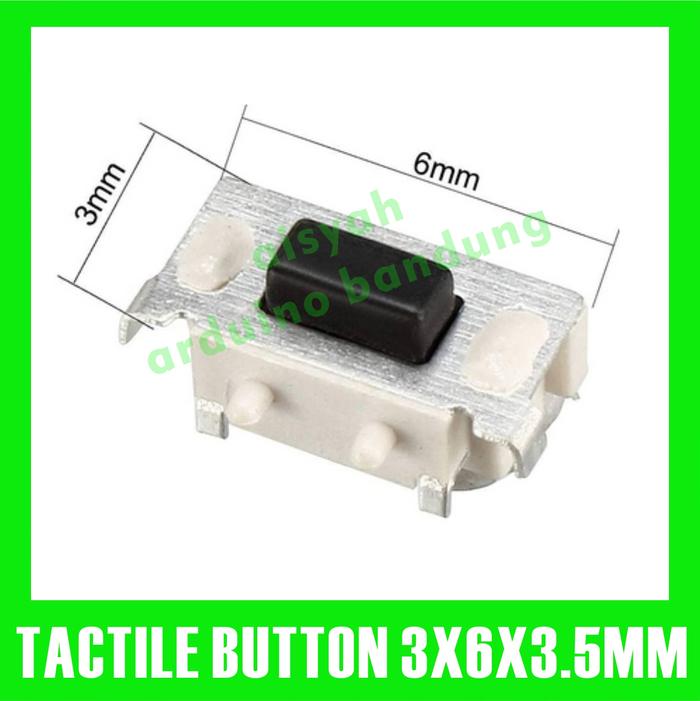 Promo Side Key Button SMT 3*6*3.5mm 2 Pin Tactile Tact Push Button ...