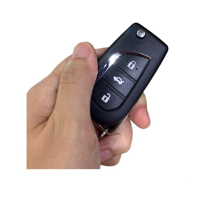 Promo Raiton Alarm Mobil 1 Set Remot Model Kunci Lipat NonSliding Tipe ...