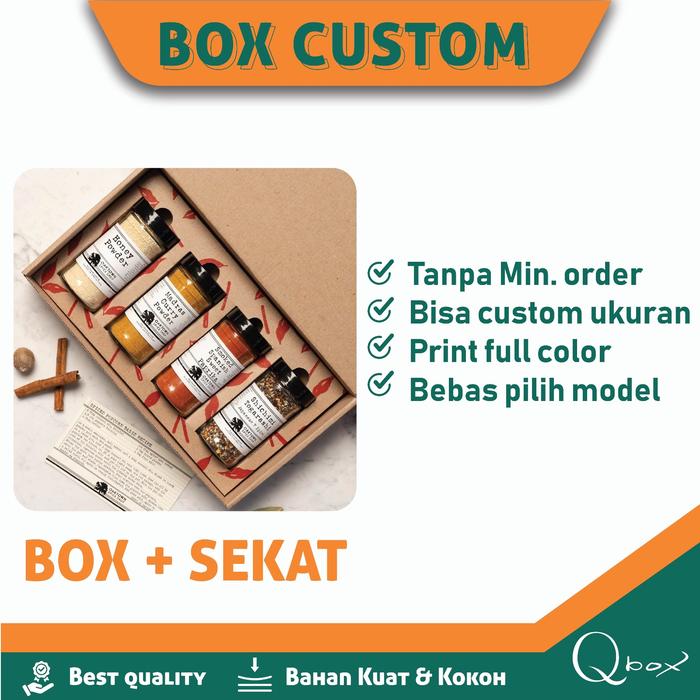 Jual KARDUS/KARTON/BOX UK 25x25x10 cm CUSTOM CETAK FULL PRINT WARNA DESIGN - Kota Tangerang ...