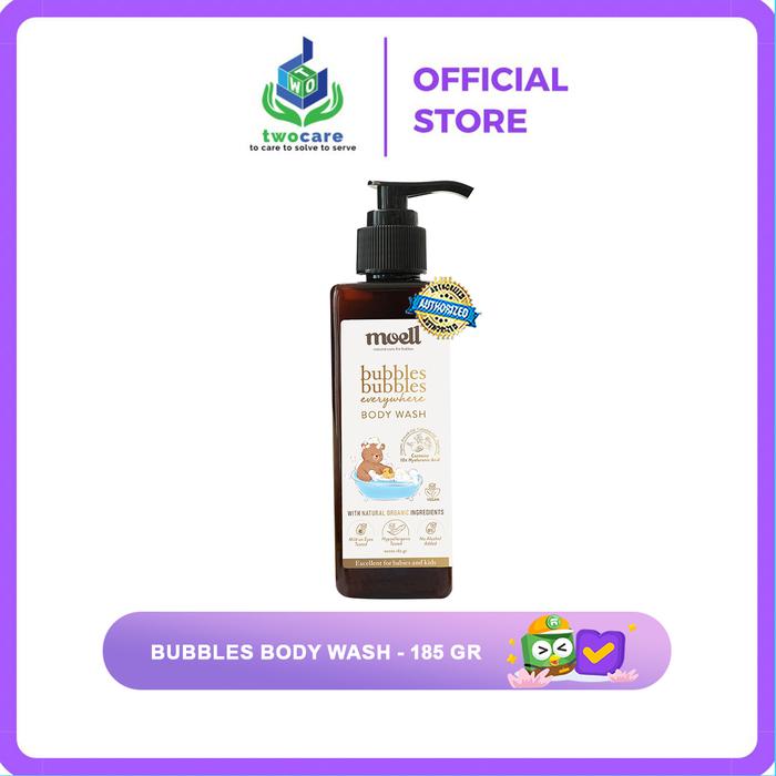 Jual Moell Bubbles Everywhere Body Wash 185gr / Sabun Mandi Bayi - Kota ...