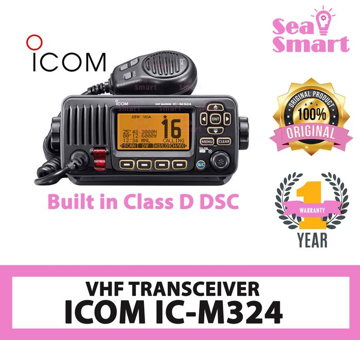 Jual RADIO ICOM IC-M324 ICM324/ RADIO RIG MARINE KAPAL ICOM 324 ...