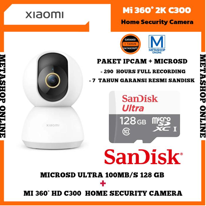 Jual Xiaomi Mi Home Security Camera 360° IP Cam CCTV Kamera - 2K C300 ...