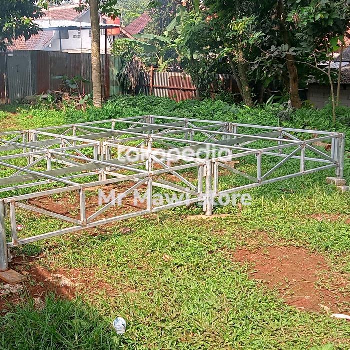 Jual Rangka Panggung portabel Pelaminan besi hollow 3x3,ukuran 3x4 ...