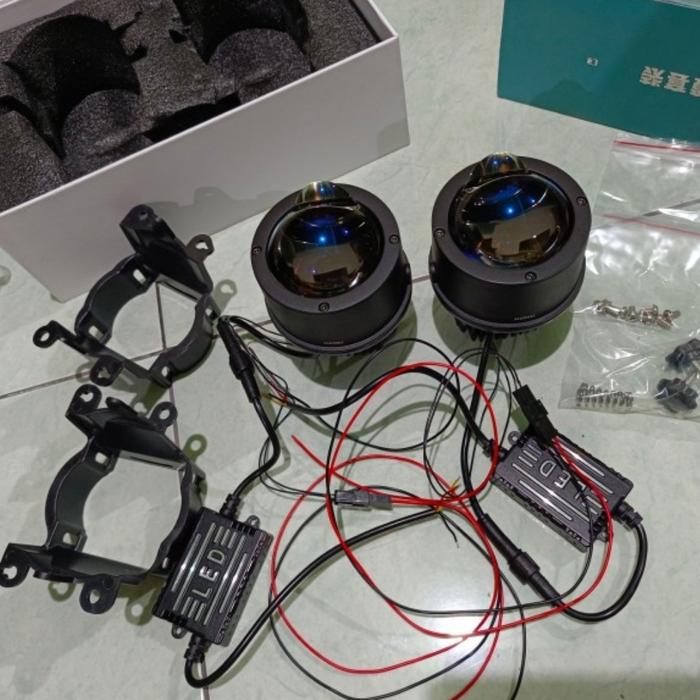 Jual foglamp fog lamp led biled laser projector AES 3 warna Xpander ...
