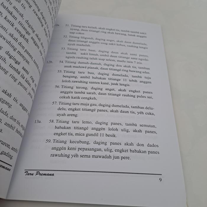 Jual Buku Salinan Lontar Taru Premana Agama Jro Mangku Pulasari Di ...