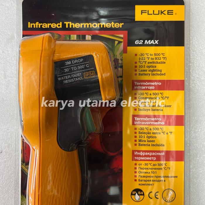 Fluke 62 MAX Infrared Thermomether HANS INFINITE TOOLS, 44% OFF