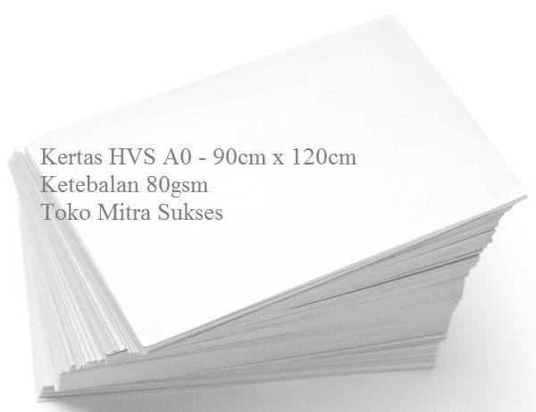 Jual Kertas HVS A0 - 90cm x 120cm HARGA PER LEMBAR - Jakarta Barat ...
