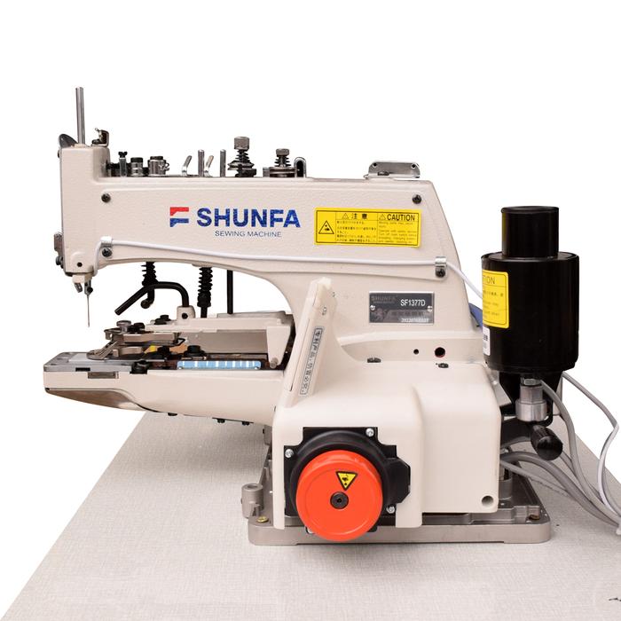 Promo SHUNFA SF-1377D Mesin Jahit Pasang Kancing Industrial Double Cam Servo Cicil 0% 3x ...