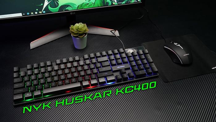 Jual NYK HUSKAR KC400 Keyboard Mouse Combo 3 in 1 Membrane Anti ...